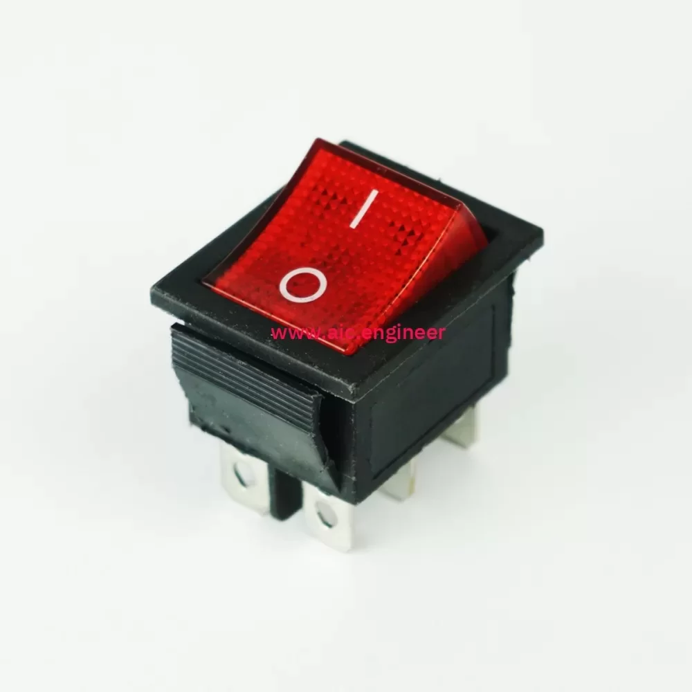 Rocker Switch 2ตำแหน่ง 4ขา 16A 250V 28x22mm