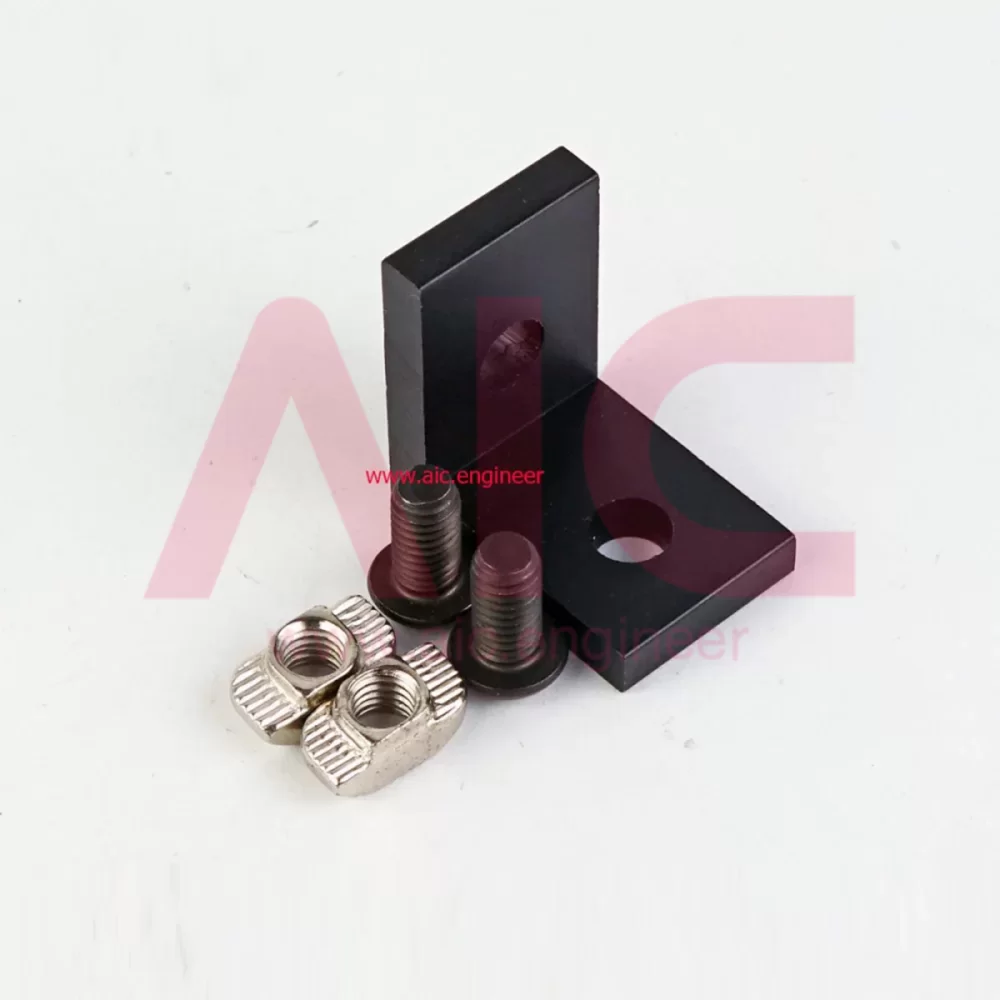 L Bracket 30mm สีเงิน/ดำ - BAB-3
