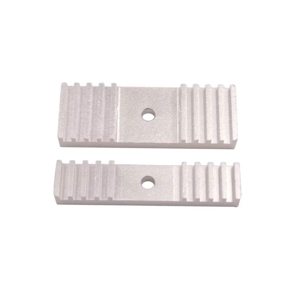 Belt fixing plate เพลทล็อคสายพาน 2GT / HTD5M สีเงิน