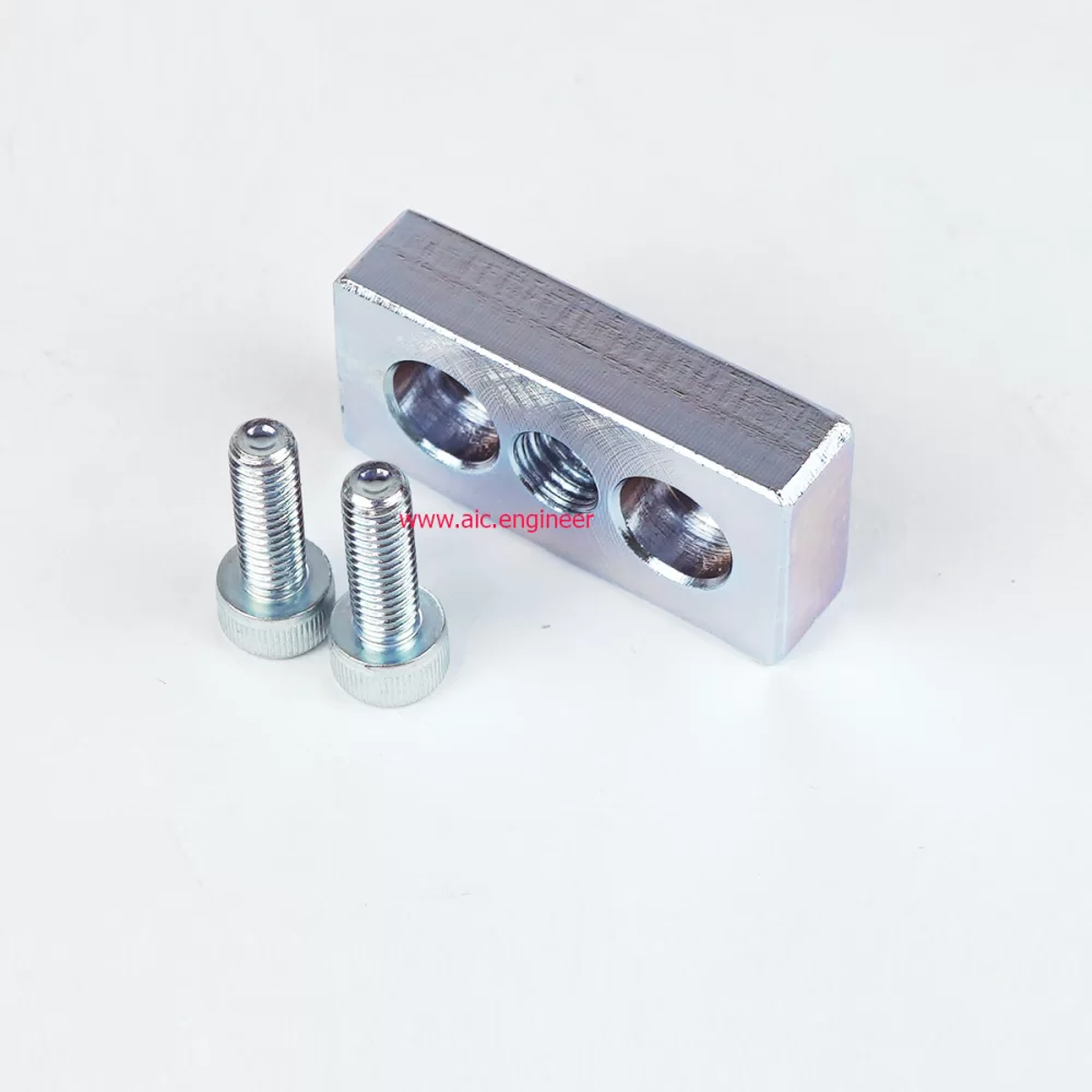 Foot Base 20x40mm เหล็ก/อลูมิเนียม เกลียว M6/8