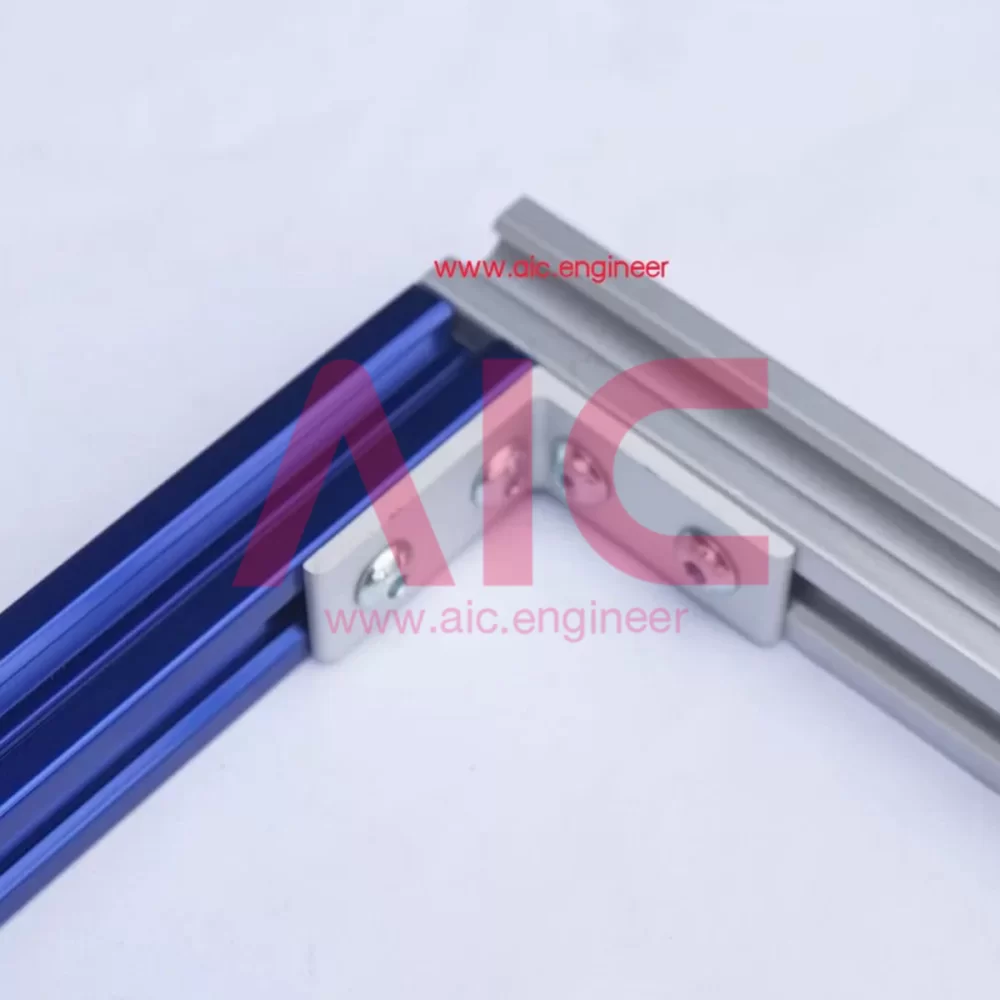 L Bracket 20mm Long Type สีเงิน/ดำ - BAB-2L