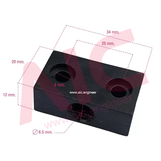 บล็อก Anti Backlash T8 Pitch2 Lead 4/8 ตัวสั้น