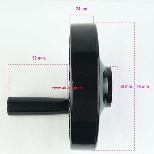 Hand Wheel Bakelite พับได้